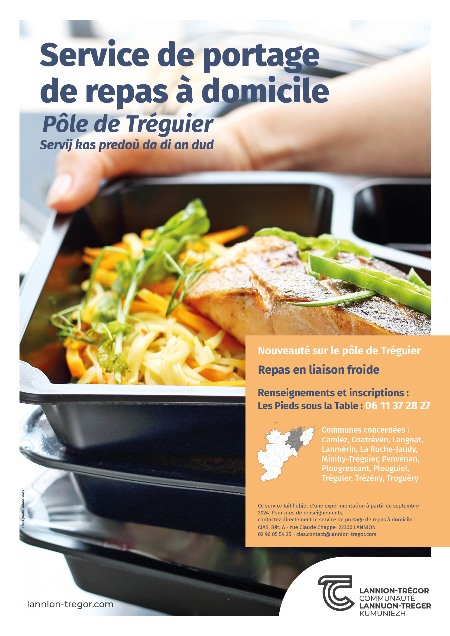 Portage de repas à domicile – Mairie de Camlez